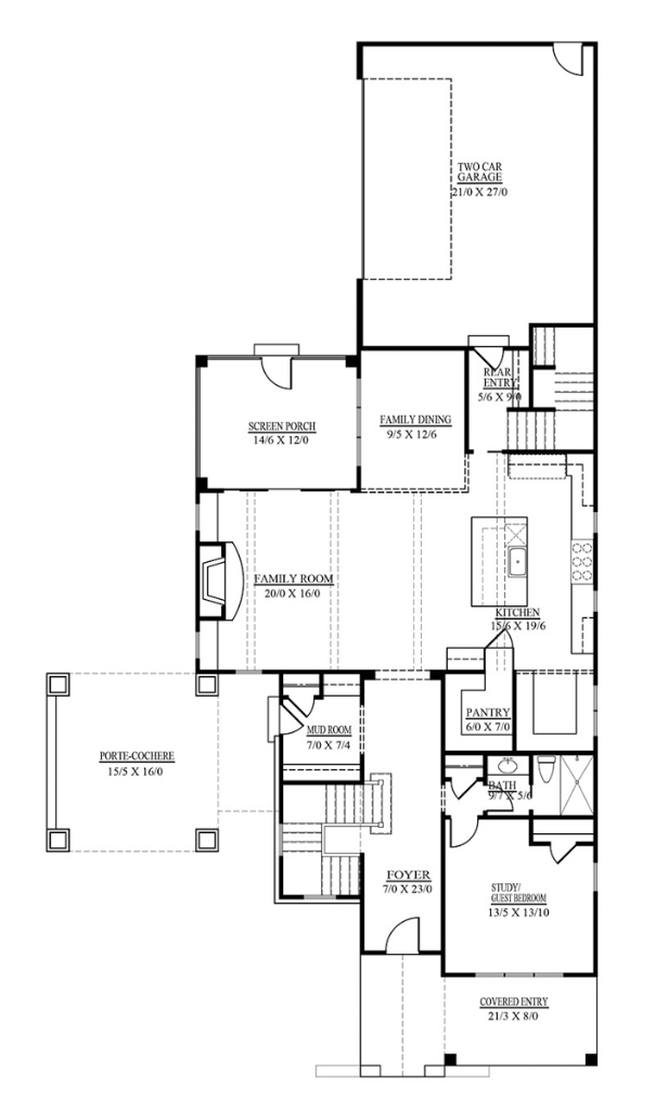Abbey Place House Plan | Southern Living House Plans